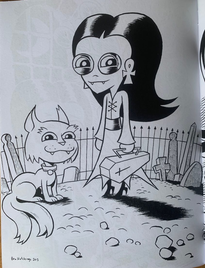 Dillon Batrisha the Vampire Girl Colouring Book - OWNAINDI