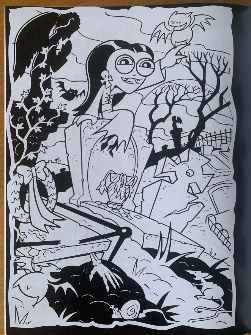 Dillon Batrisha the Vampire Girl Colouring Book - OWNAINDI